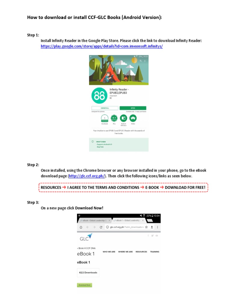 How To Download or Install CCF GLC Books Android Version - v3 | PDF