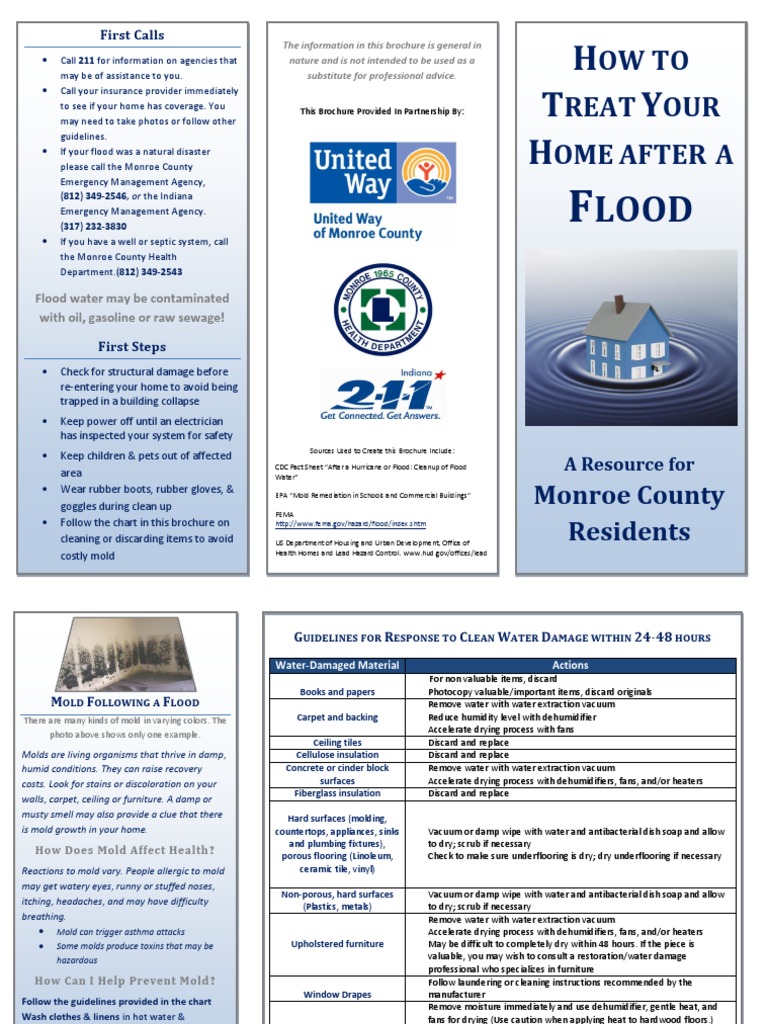 COAD Flood Response Brochure 2021 | Download Free PDF | Emergency ...