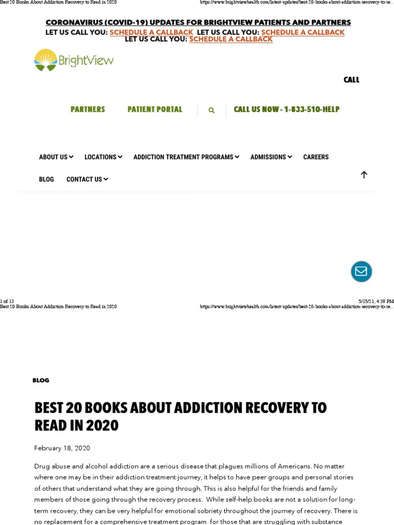 Best 20 Books About Addiction Recovery To Read in 2020 | Download Free ...