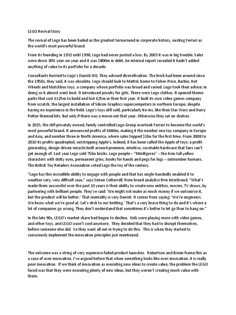 Assignment | PDF | Lego | Toys