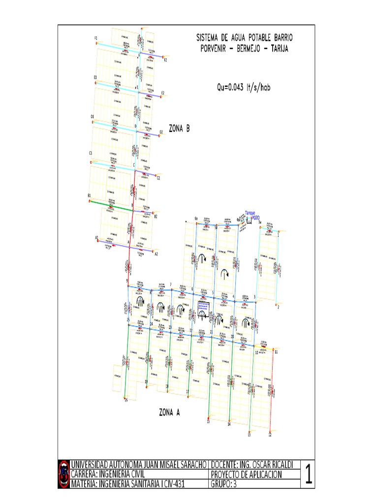 Water distribution system diagram analysis | PDF | Teaching Mathematics