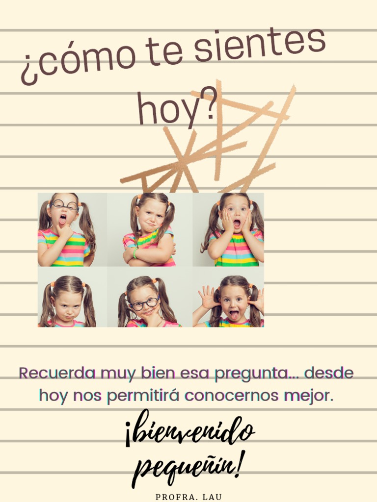 ¿Cómo Te Sientes Hoy | PDF