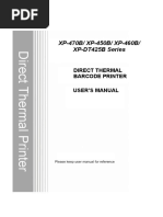 D463B (USB) User Manual | PDF | Printer (Computing) | Usb