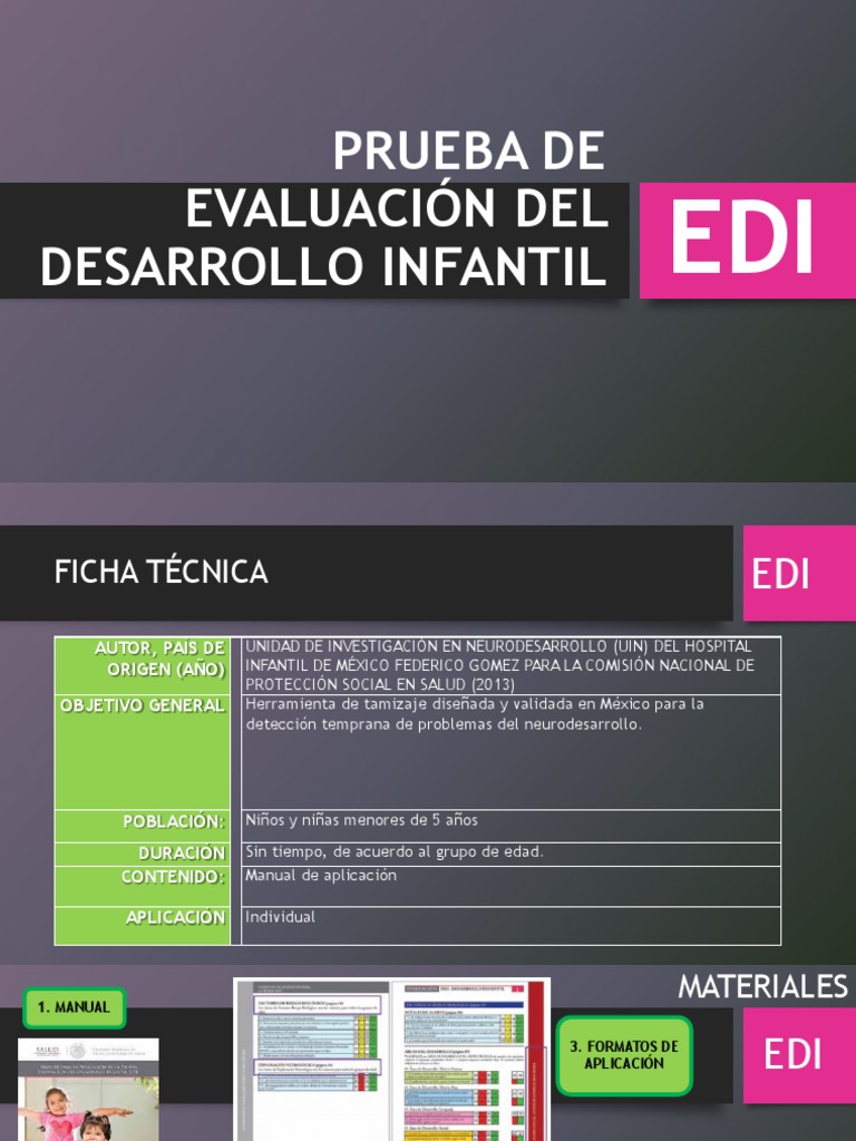 Prueba Edi | PDF | Cognición | Especialidades Medicas
