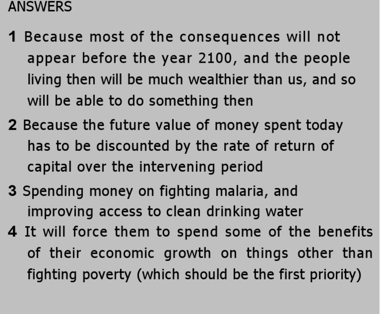 Future Economic Consequences of Spending | PDF