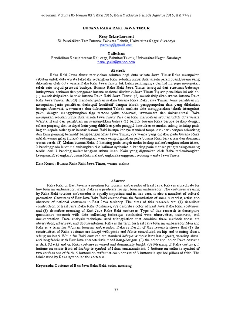 Busana Raka Raki | PDF