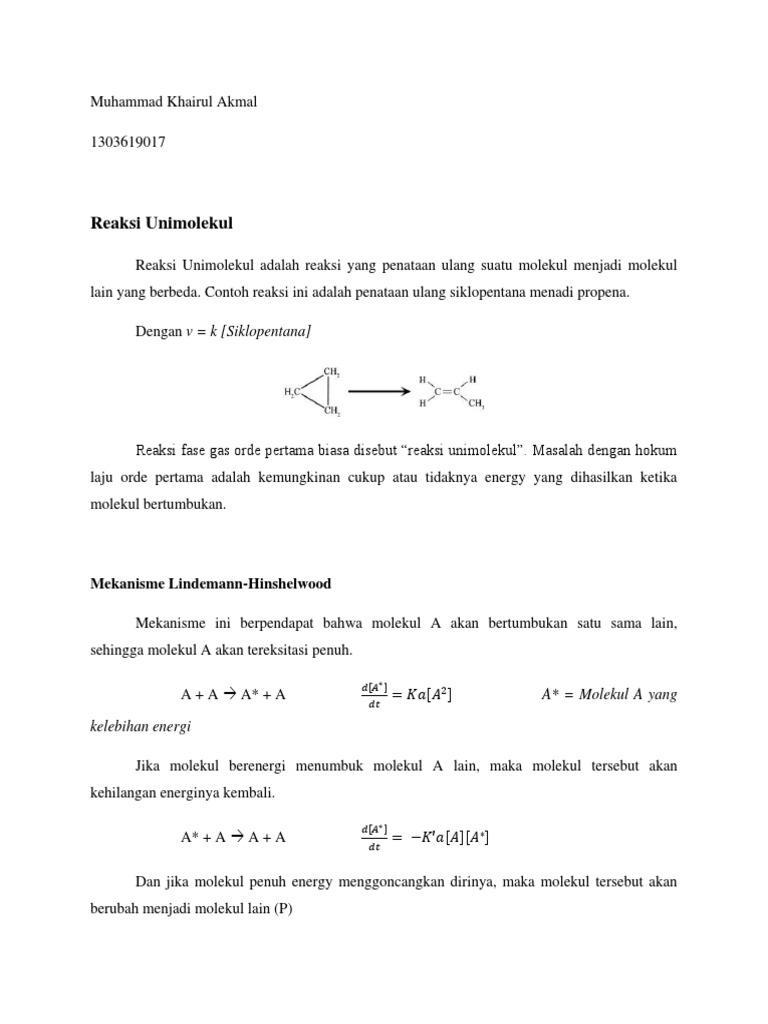 Kelompok 2 - Kinetika Kimia - Topik 1 | PDF | Metode & Bahan Ajar ... Kelompok 2 - Kinetika Kimia - Topik 1 | PDF | Metode & Bahan Ajar ...