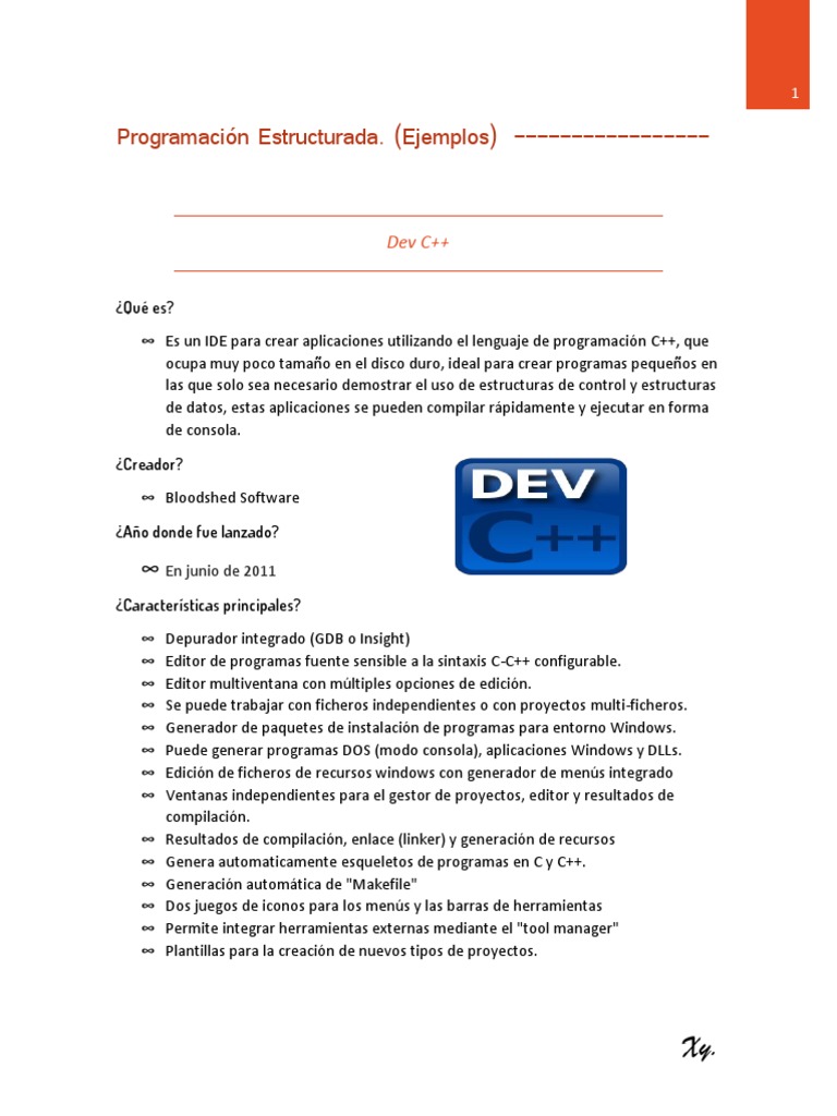 Ejemplos de Programación Estructurada | PDF