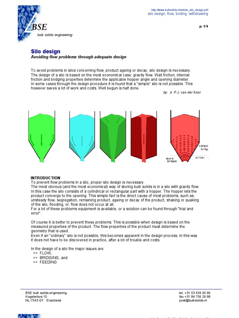 Article Silo Design | PDF