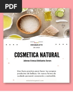 50 FORMULAS DE COSMETICA NATURAL y Mas | PDF | Piel | Productos cosméticos