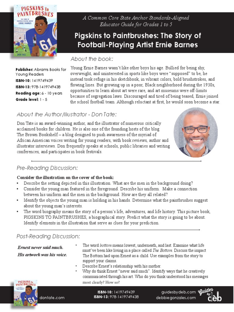 Pigskins To Paintbrushes Teaching Guide | PDF | Science | Science And ...