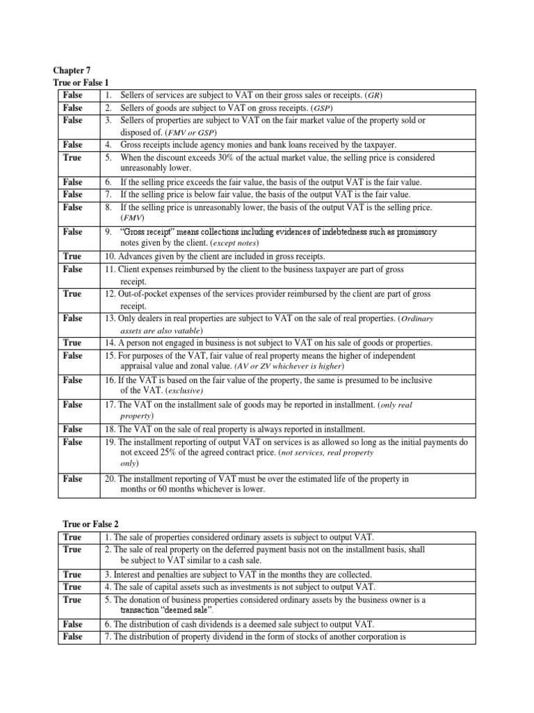 VAT Basis and Deemed Sales Transactions | PDF | Value Added Tax | Sales