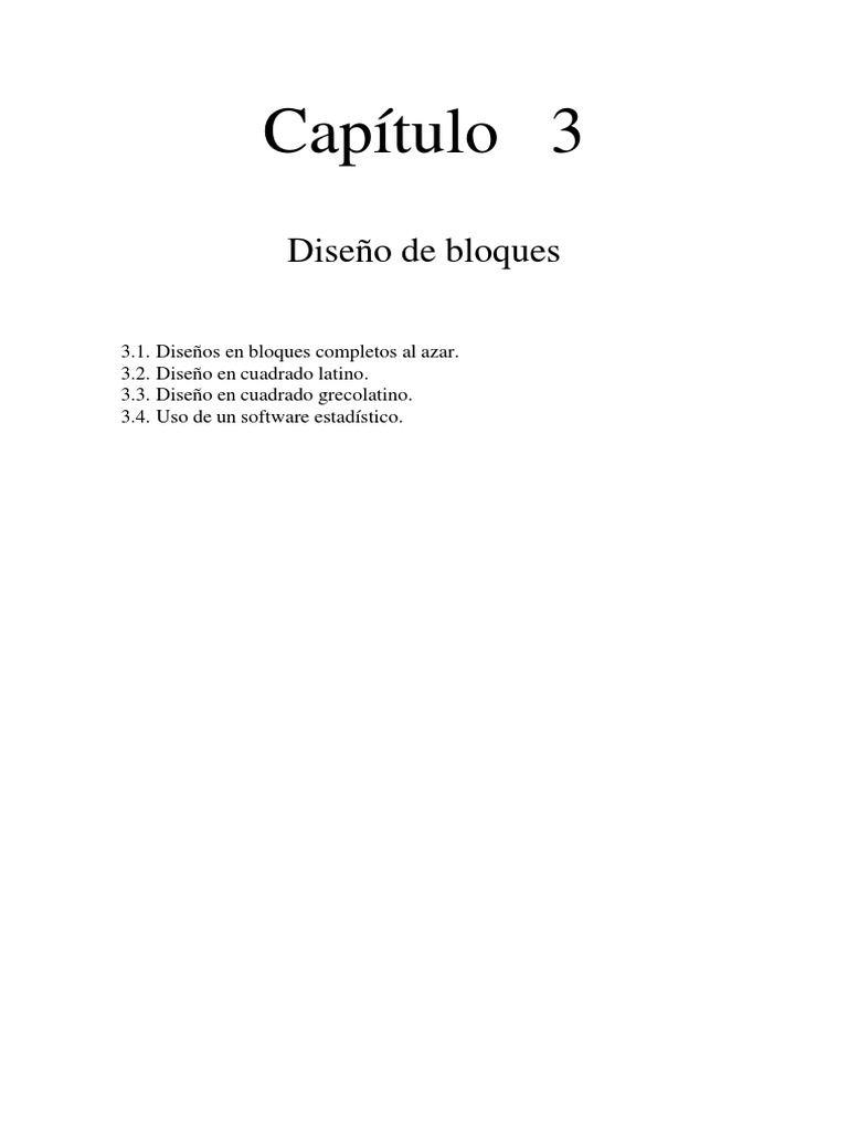 Diseño de Bloques | PDF | Análisis de variación | Experimentar