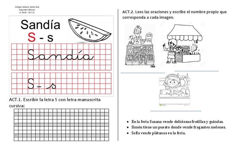 Actividades Sandía | PDF