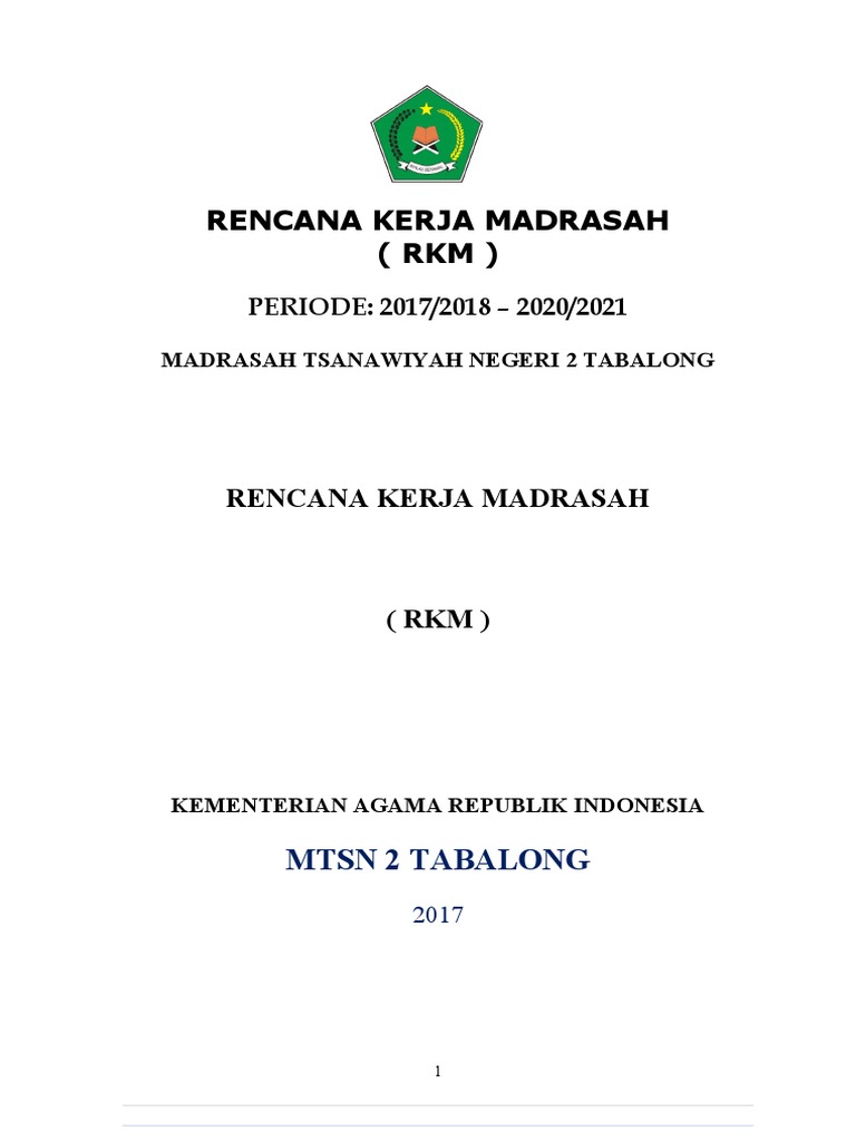Layout RKM MTs Kelompok 2 | PDF
