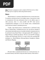 Operating System Lab Report | PDF | Duplex (Telecommunications) | Process (Computing)
