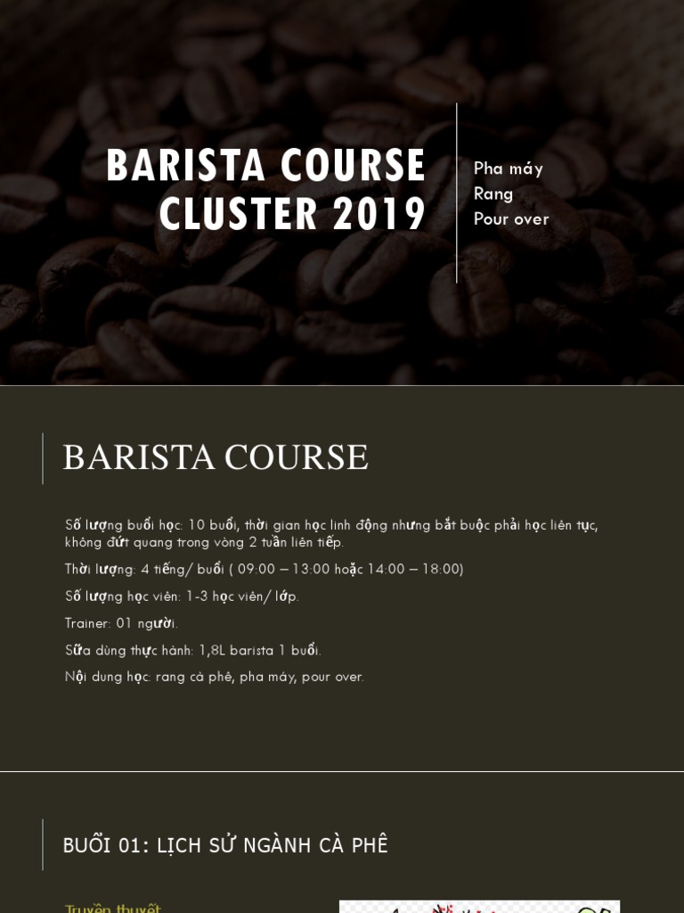 Barista Course | PDF