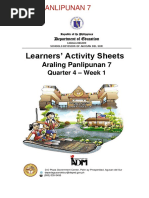 Ap7 Exam 4th QTR With Answer Key | PDF