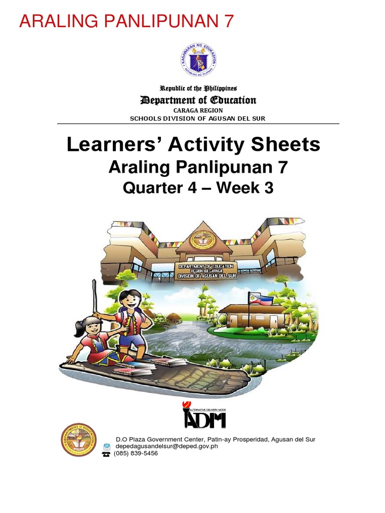 ARAL PAN 7 Quarter 4 Module 3 | PDF