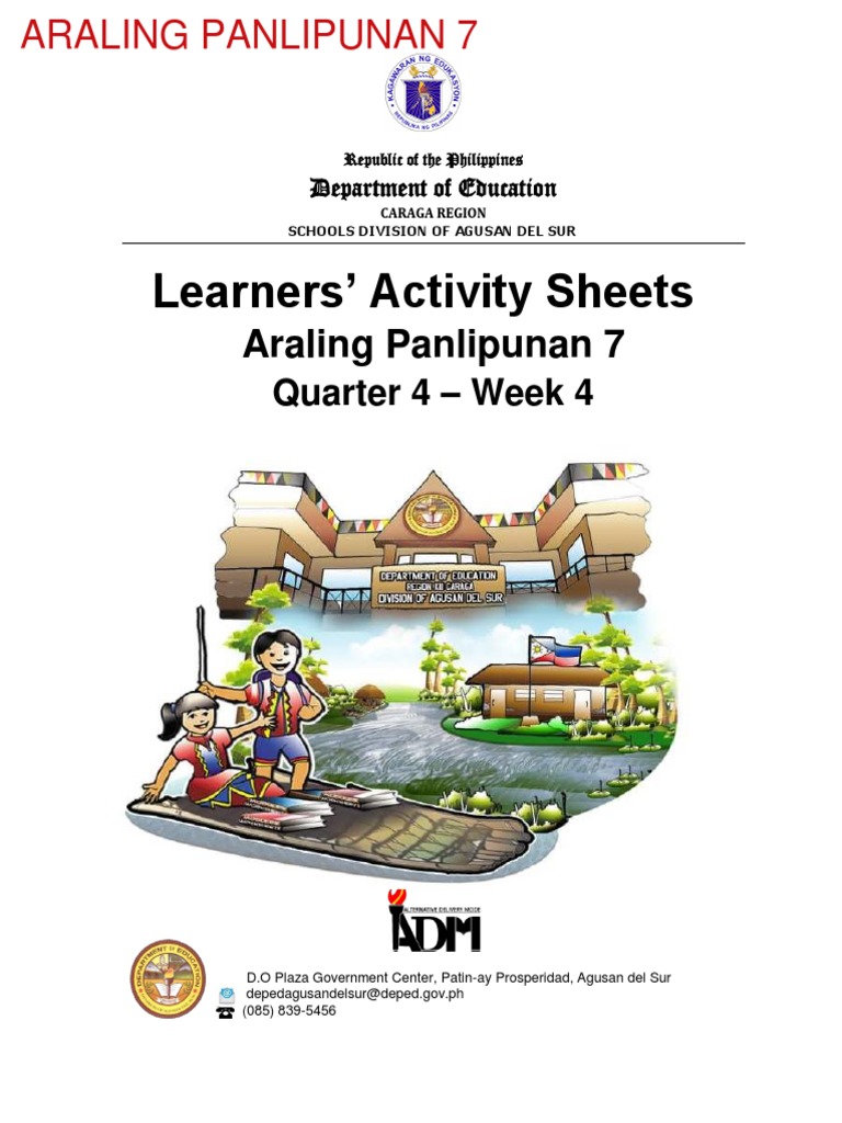 ARAL PAN 7 Quarter 4 Module 4 | PDF | Republic Of China | China