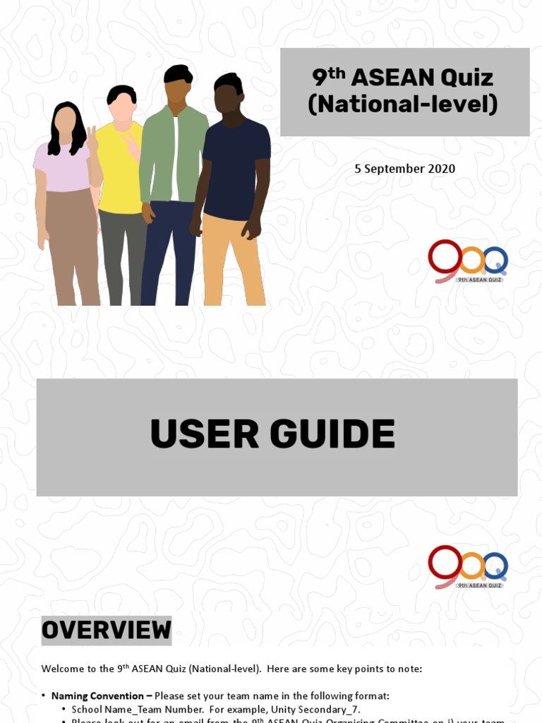 ASEAN Quiz User Guide | PDF | Mobile App | Laptop