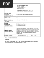 Table Setting Lesson Plan | PDF | Tableware | Domestic Implements