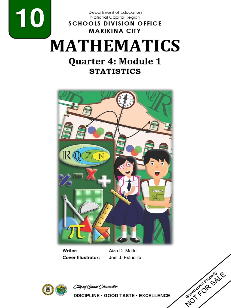Math GR10 Qtr4-Module-1 | PDF | Quartile | Teaching Mathematics