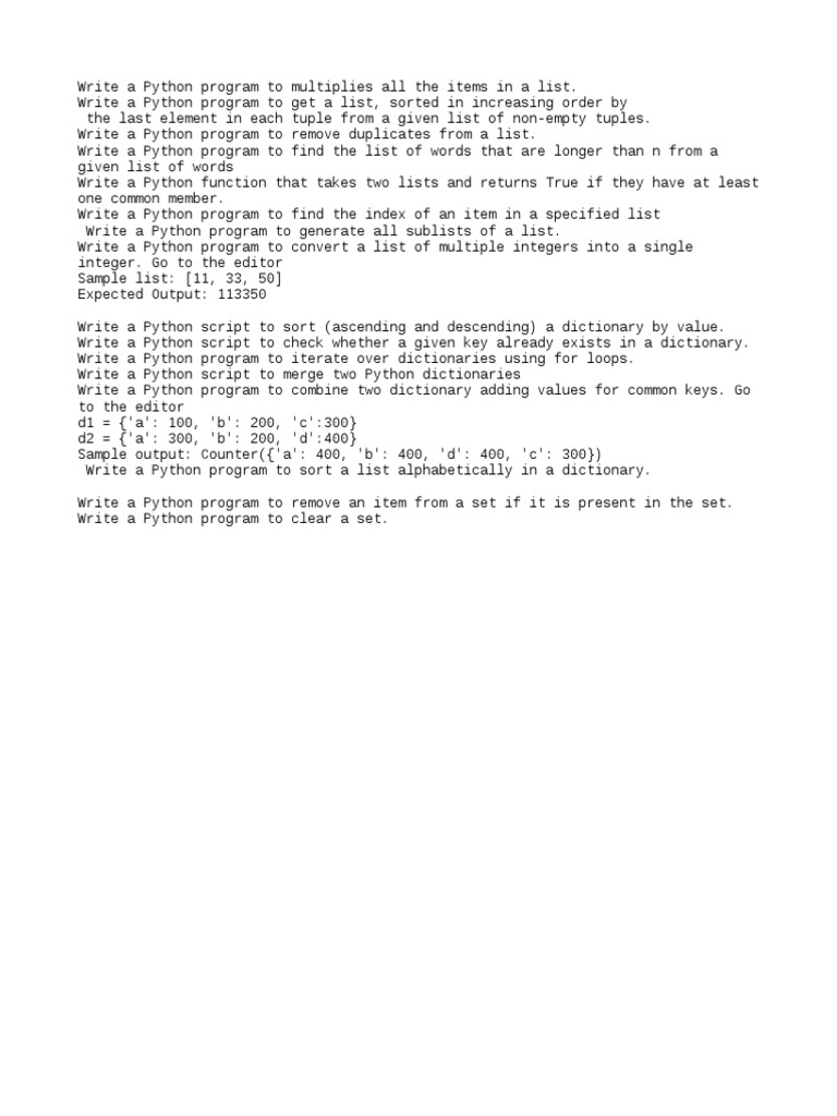 Assignments Python | PDF