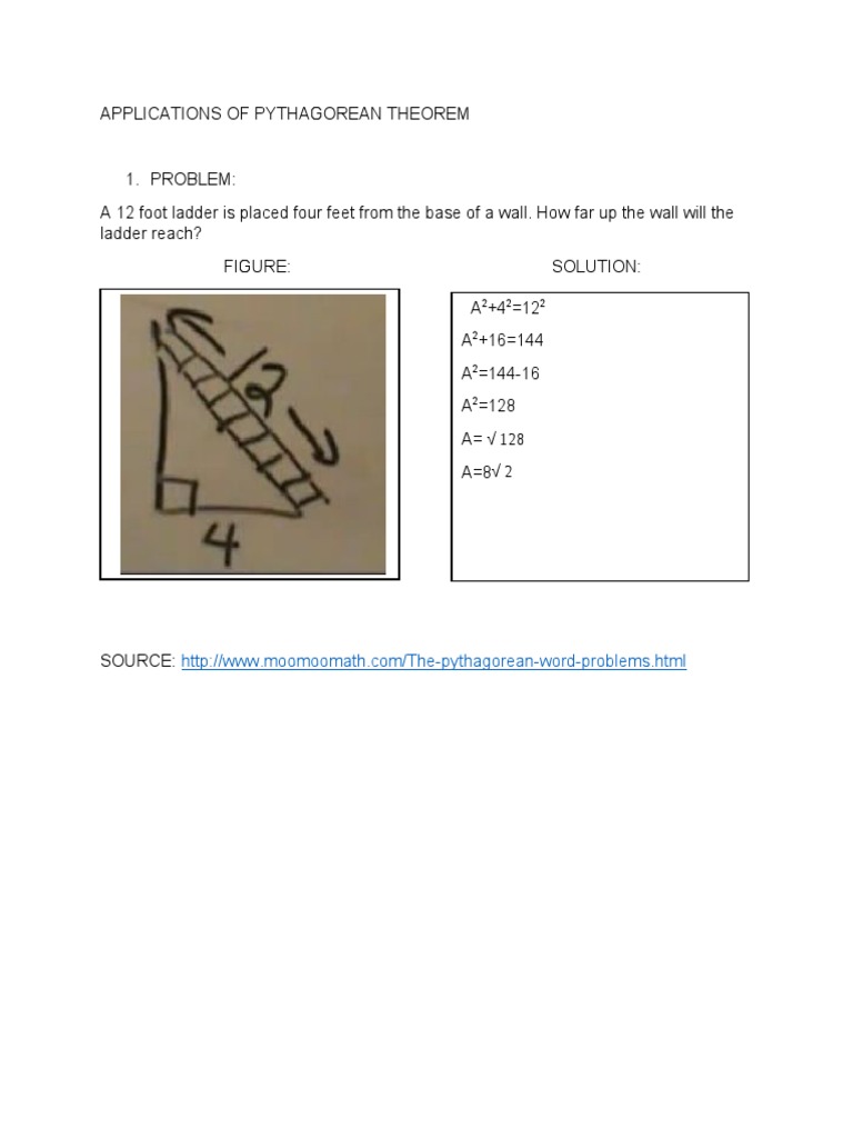 Geometry Major Project Pythagorean Theorem | PDF | Length | Elementary ...