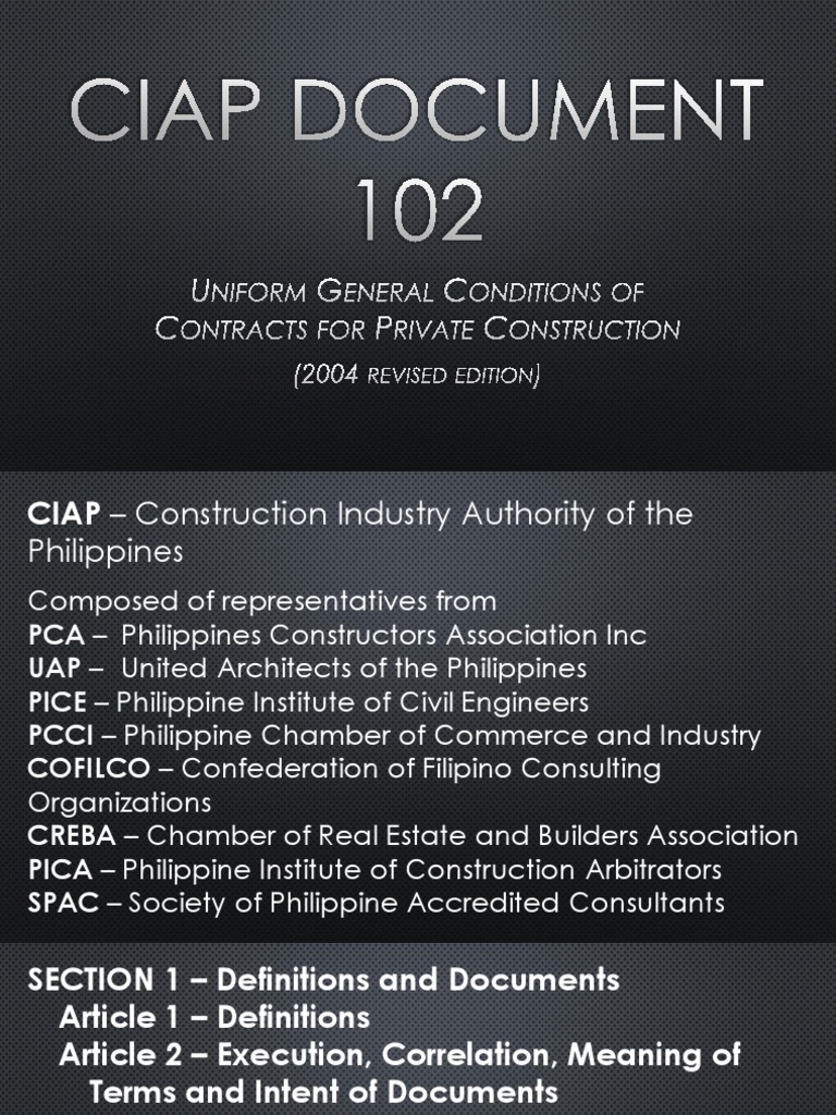 5 Ciap Document 102 | PDF | General Contractor | Property