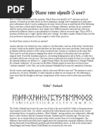 The Runic Formula and The Bindrunes by Ormungandr Melchizedek | PDF ...