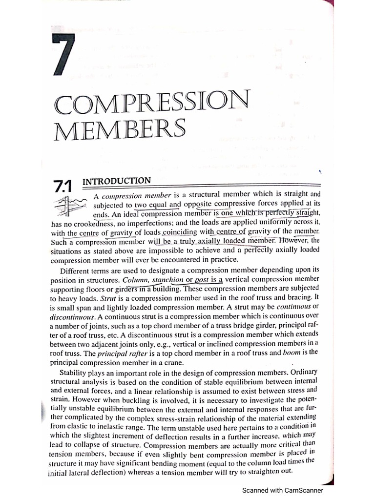 Design of Compression Member | PDF