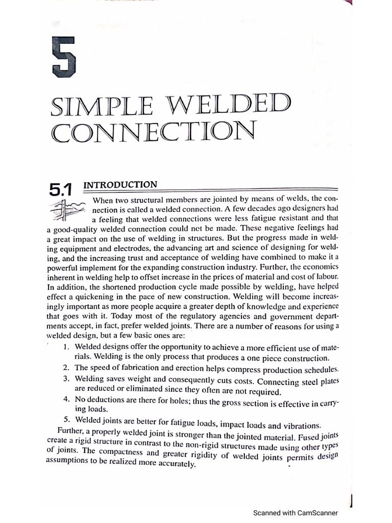 Simple Welded Connection | PDF
