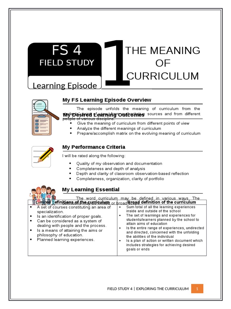 Fs 4 Episode 1 12 | PDF | Curriculum | Schools