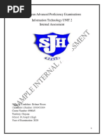 CAPE Information Technology 2024 U1 P2 | PDF