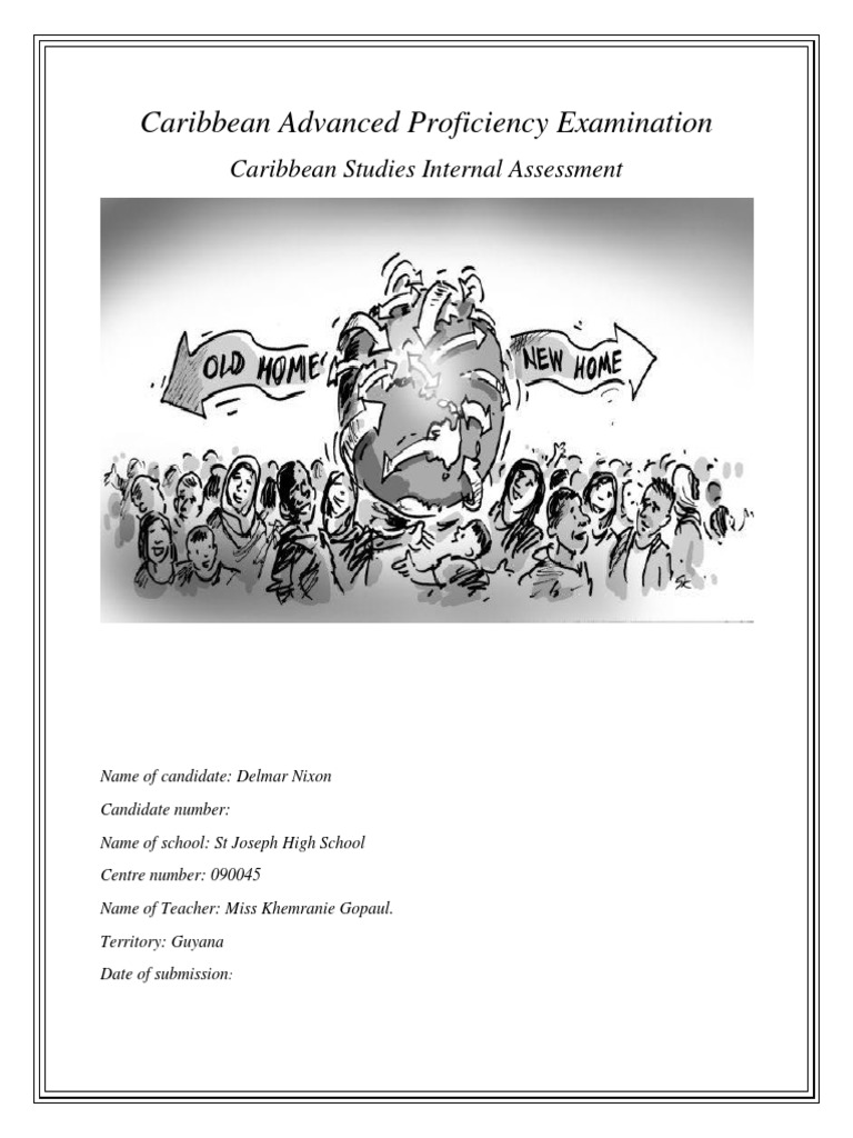 Caribbean Studies IA | PDF | Human Migration | Guyana