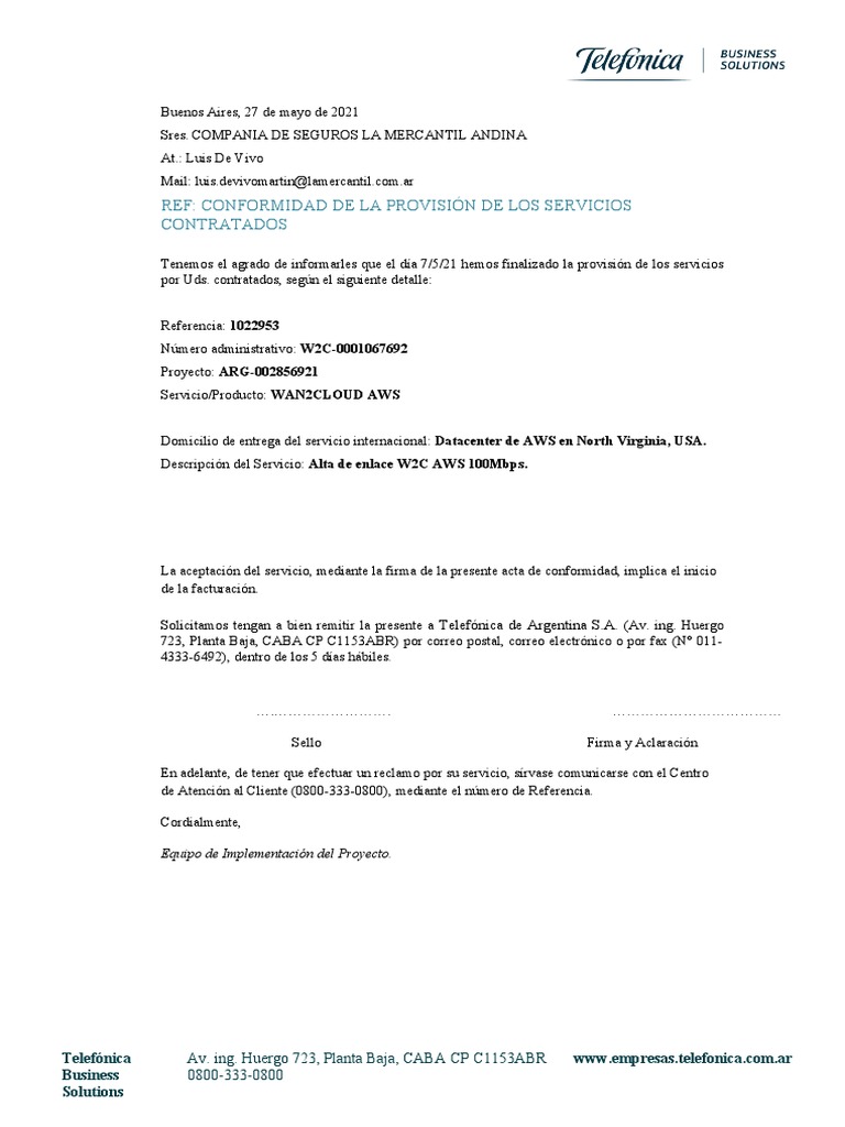 Conforme - COMPANIA DE SEGUROS LA MERCANTIL ANDINA - 1022953 | PDF