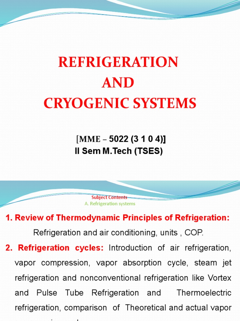 RAC Introduction Class | PDF | Refrigeration | Refrigerator