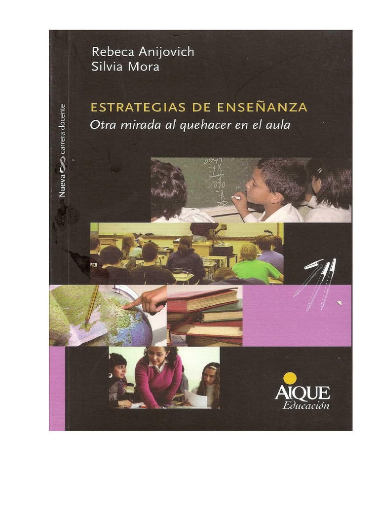 Anijovich. Estrategias de Enseñanza Cap. 7 | PDF | Salón de clases | Aprendizaje