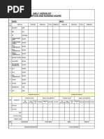 Daily DG Maintenance Checklist | PDF