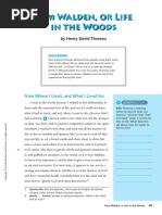 Thoreau - Where I Lived and What I Lived For | PDF | Walden | Henry ...