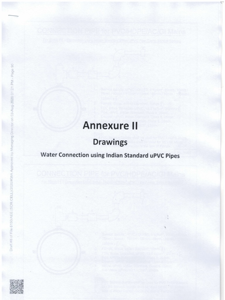 Annexure: Drawings | PDF | Polyvinyl Chloride | Pipe (Fluid Conveyance)