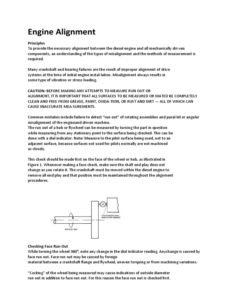 Engine Alignment Details | PDF | Belt (Mechanical) | Machines