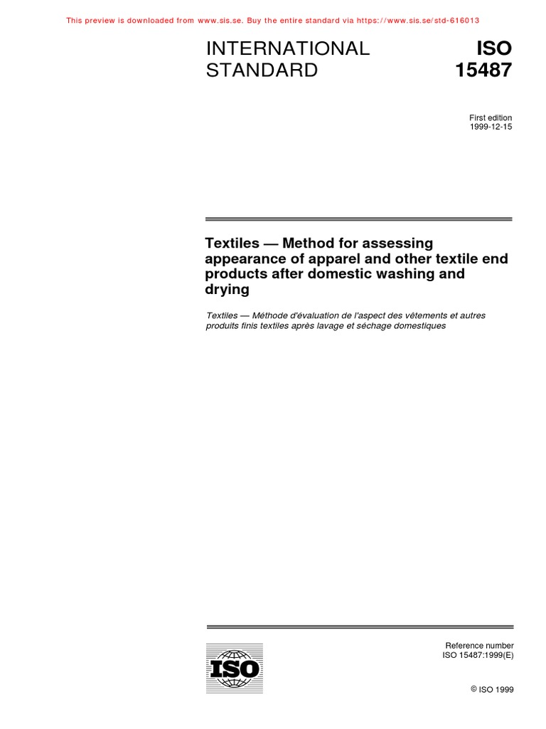 Iso 15487 1999 en FR PDF | PDF | International Organization For ...
