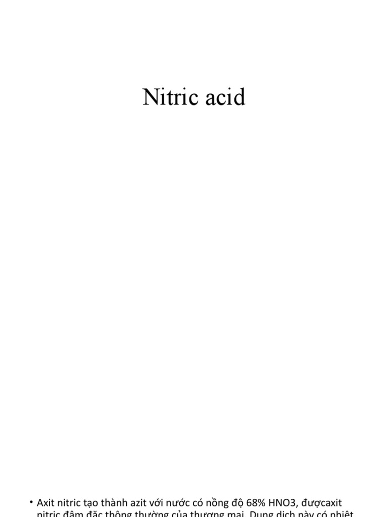 Nitric Acid | PDF