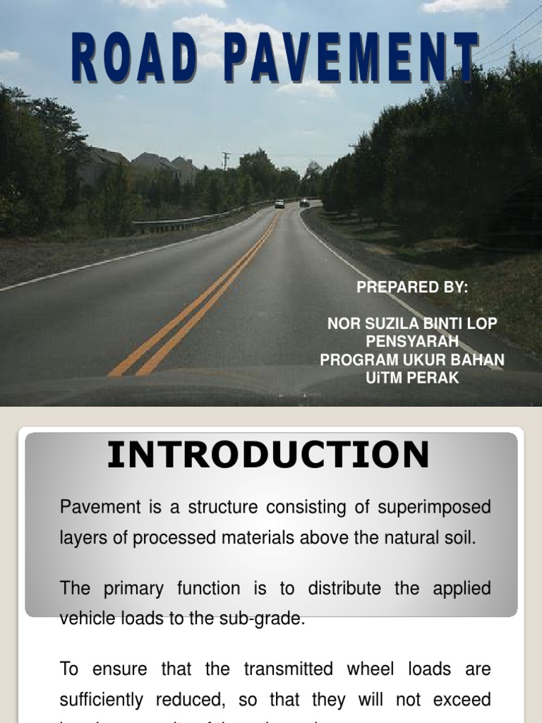 Roads & Pavement | PDF | Road Surface | Road
