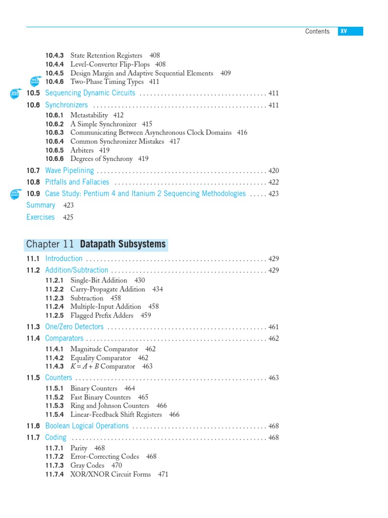 Chapter 11 Datapath Subsystems: Enhanced | PDF | Digital Electronics | Electrical Circuits
