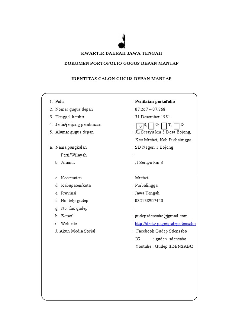 Identitas Gudep | PDF