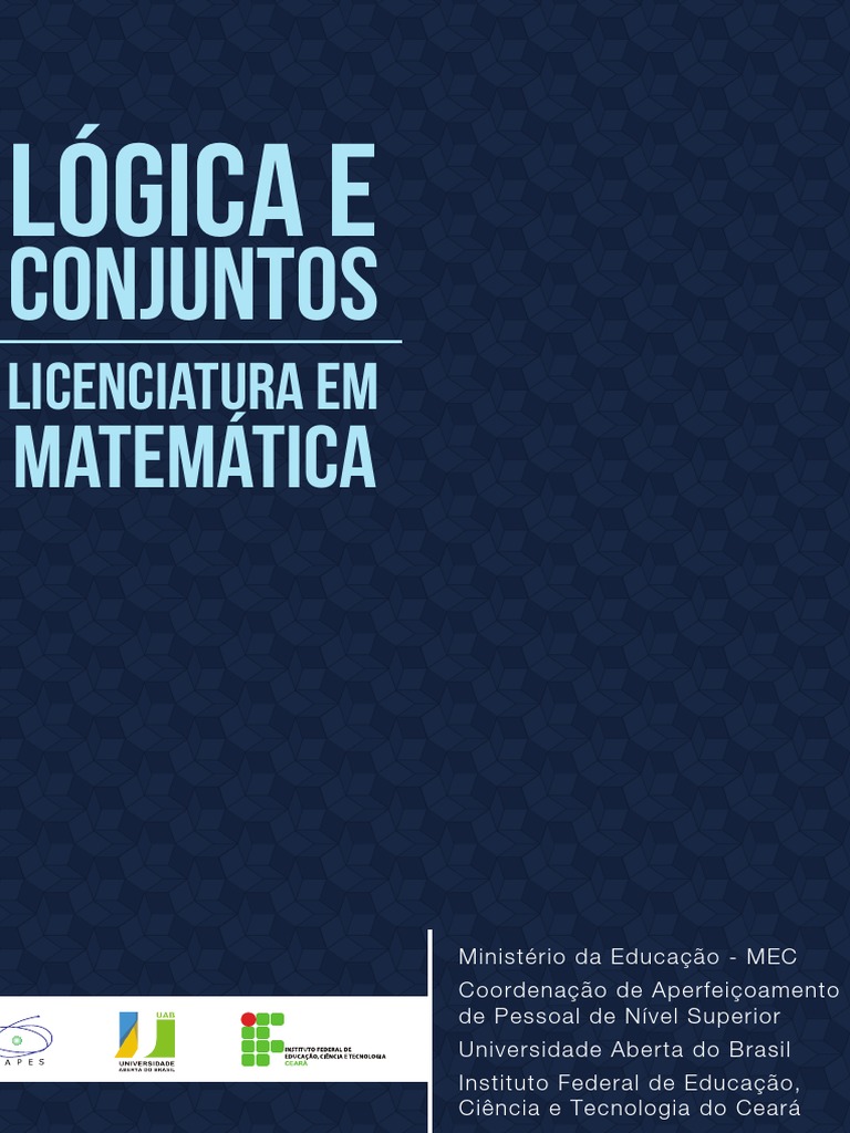 Logica e Conjuntos - Livro Elementar | PDF | Lógica matemática | Lógica
