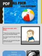 The Ball Poem Mind Map | PDF